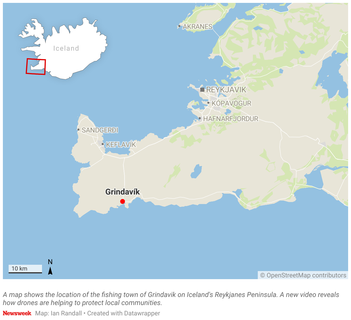 Iceland Volcano Video Reveals How Drones Avert Disaster - Newsweek