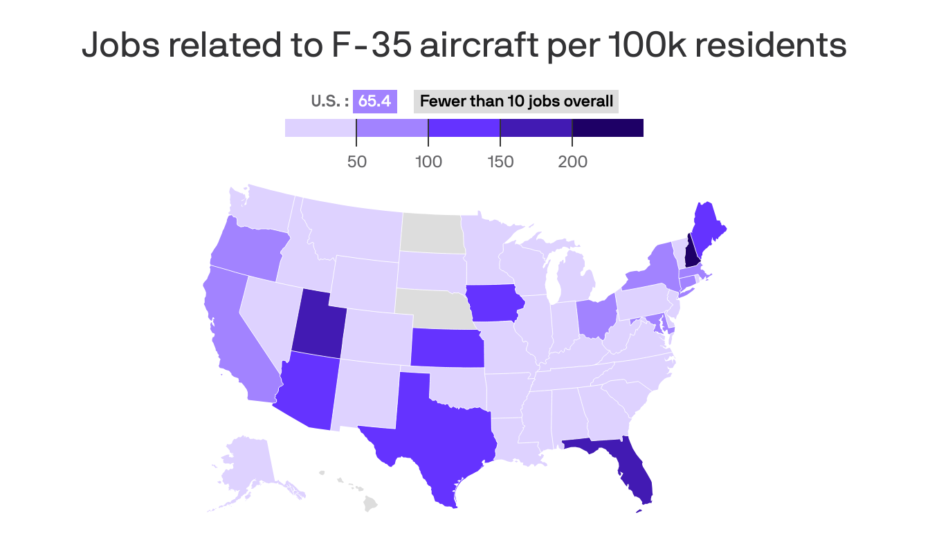 Arizona's F-35 fighter jet jobs - Axios Phoenix