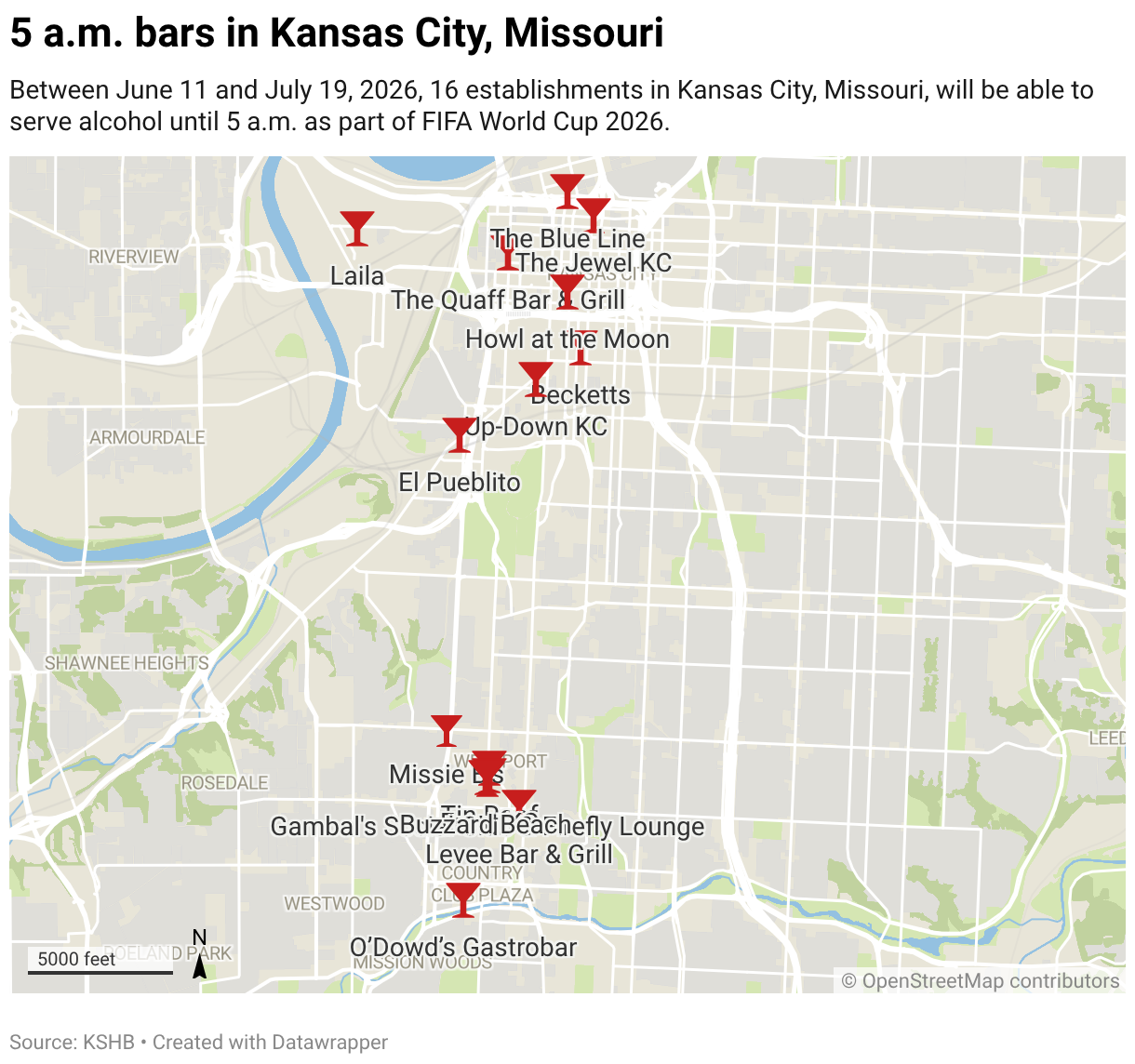 16 Kansas City, Missouri, bars receive 5 a.m. permit during FIFA World ...