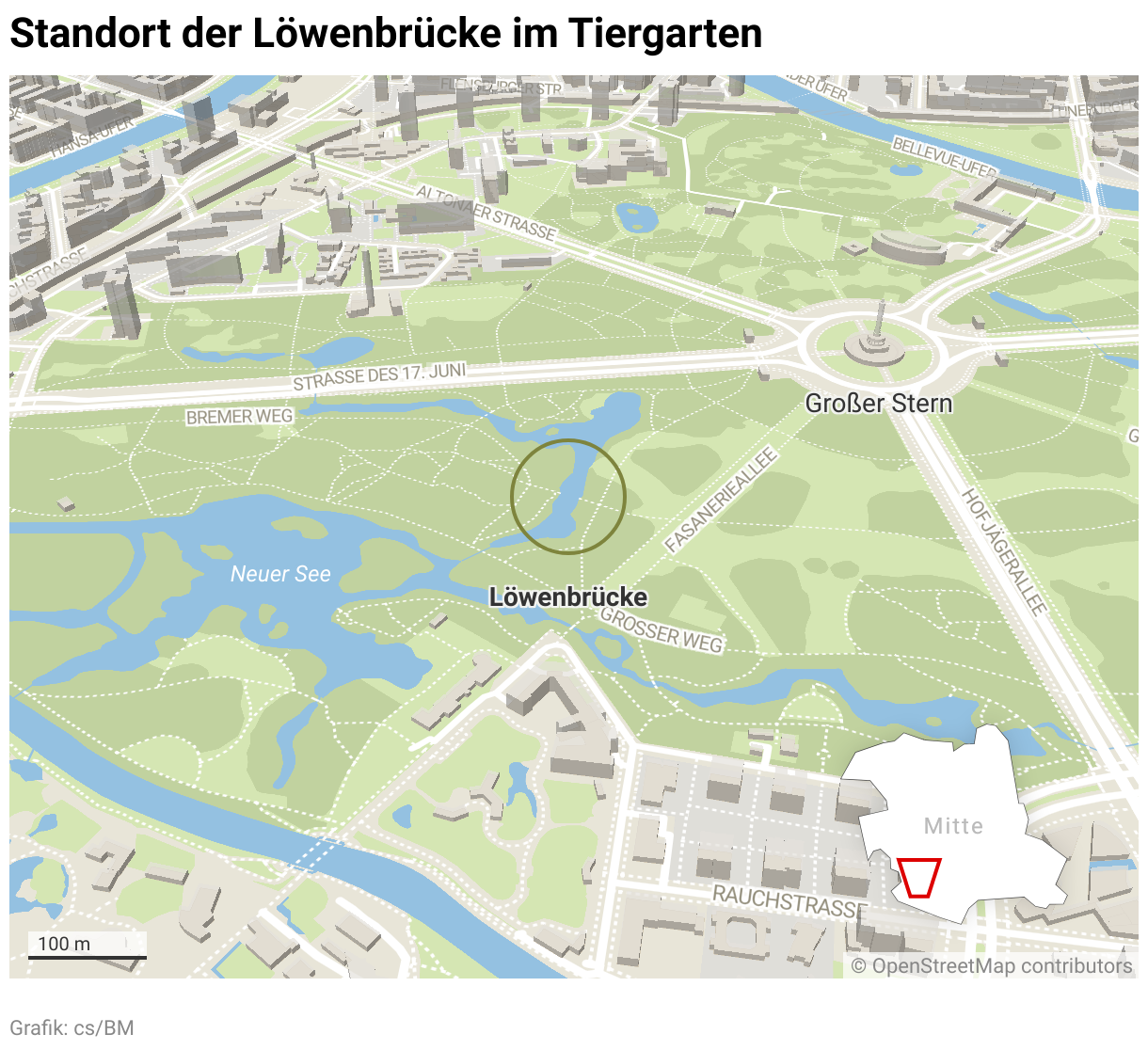 Berlin-Mitte: Berlins Tiergarten hat neue Löwenbrücke