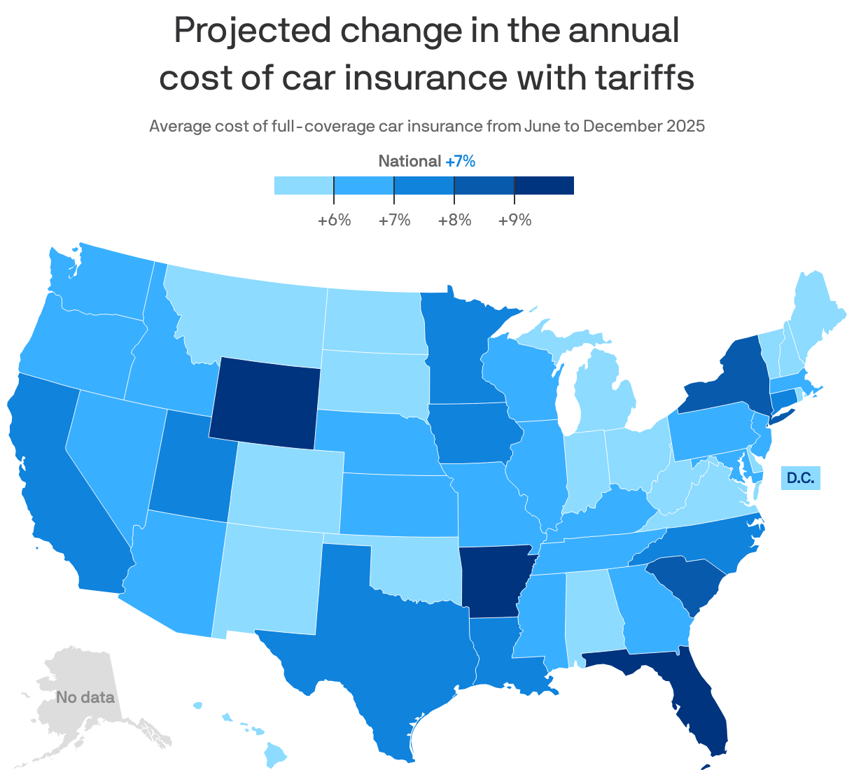 Tariffs may drive jump in California car insurance rates - Axios San ...