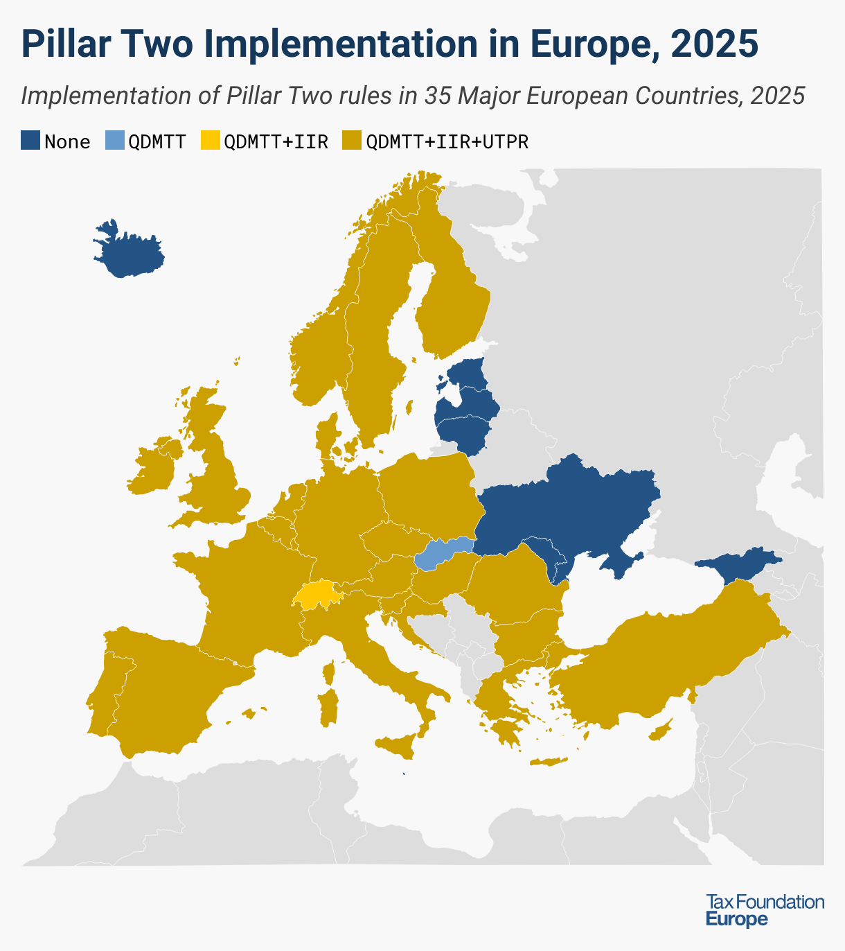 Pillar Two Implementation in Europe, 2025