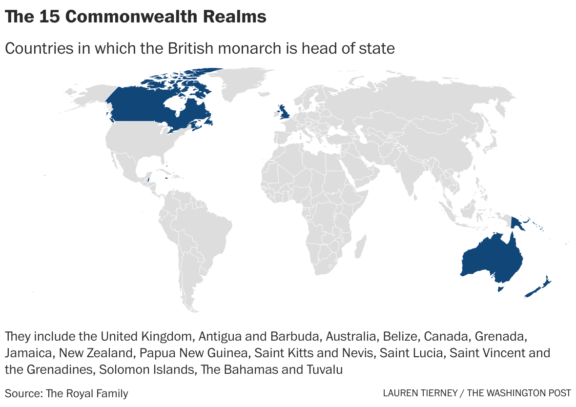 What the death of Queen Elizabeth II means for the Commonwealth realms ...