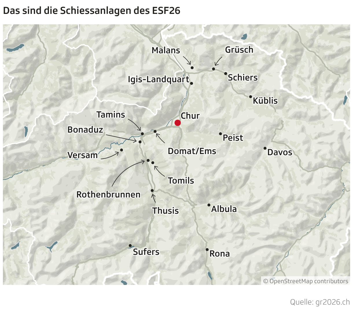 Eidgenössisches Schützenfest 2026 in Chur: RTR berichtet live - Decodar ...