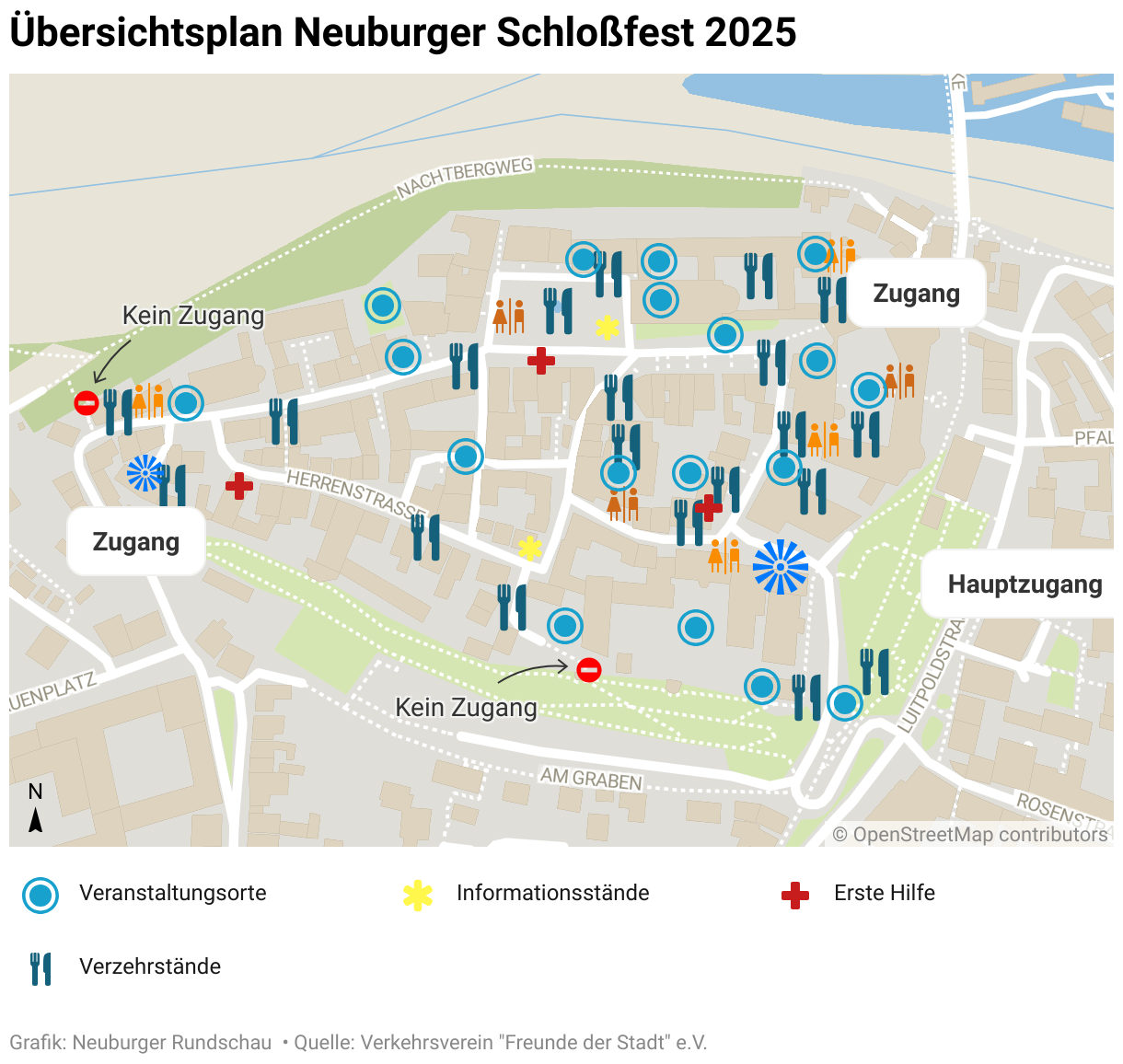 Schlossfest Neuburg 2023: Programm heute, Umzug, Öffnungszeiten, Eintritt