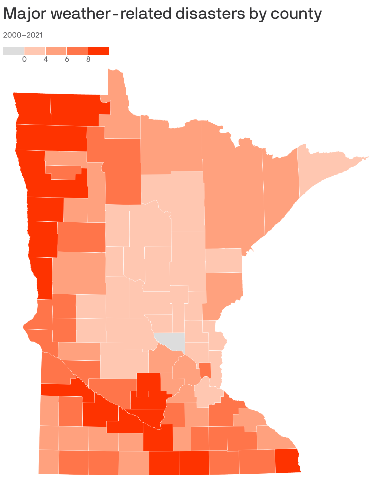 Minnesota's major weather-related disasters, mapped - Axios Twin Cities
