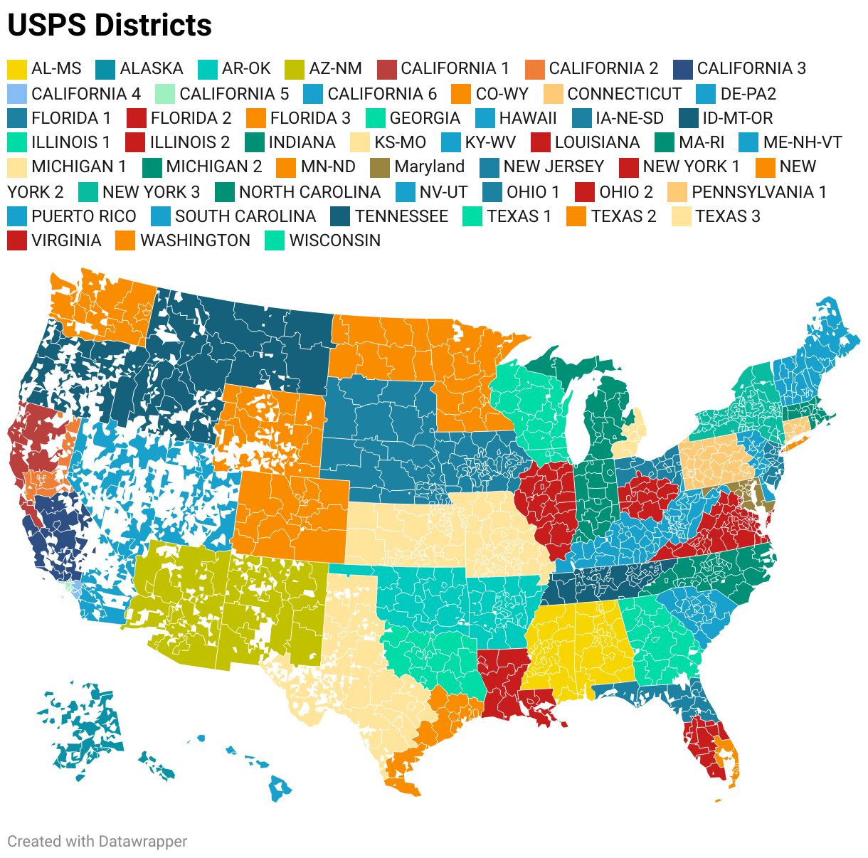 Looking at mail delays by the numbers: USPS Service Performance in Q2 ...