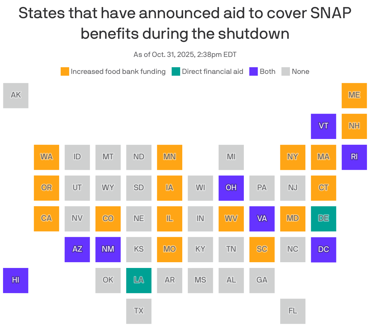 SNAP freeze comes as Boston-area food pantries see lines grow - Axios ...