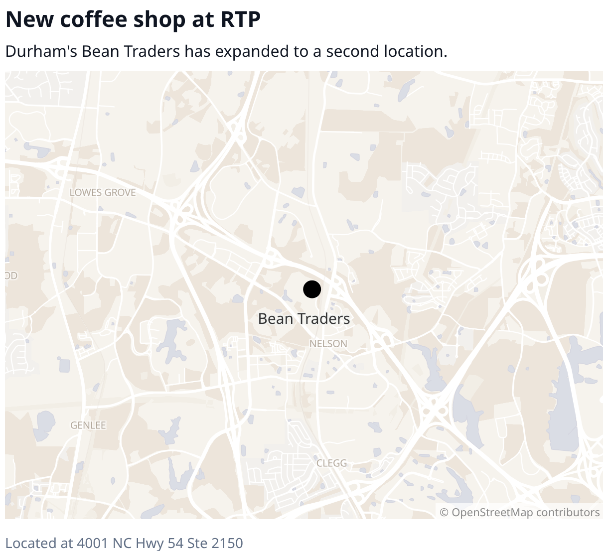 Bean Traders Coffee opens new shop in RTP: Location, menu | Raleigh ...