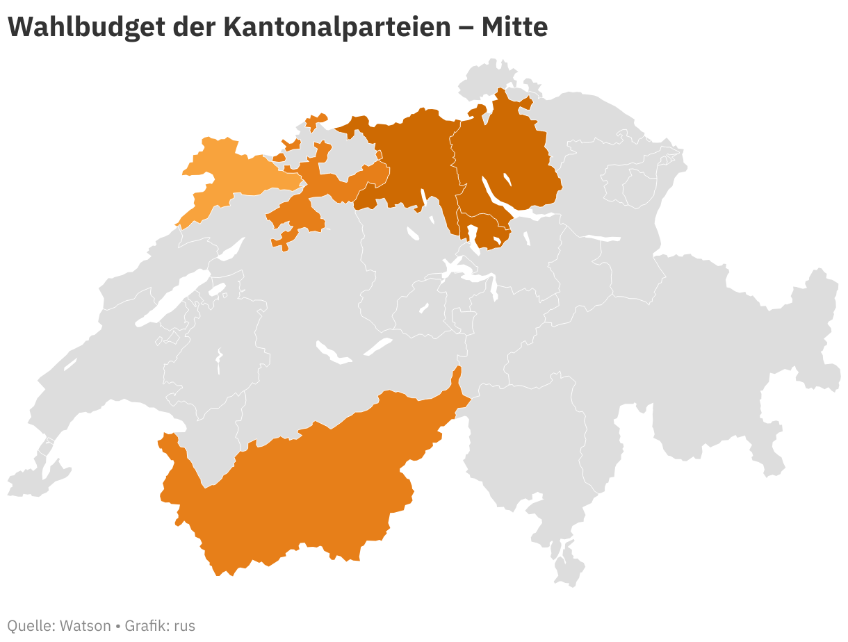 Parteifinanzierung Schweiz: So hoch ist die Transparenz aktuell