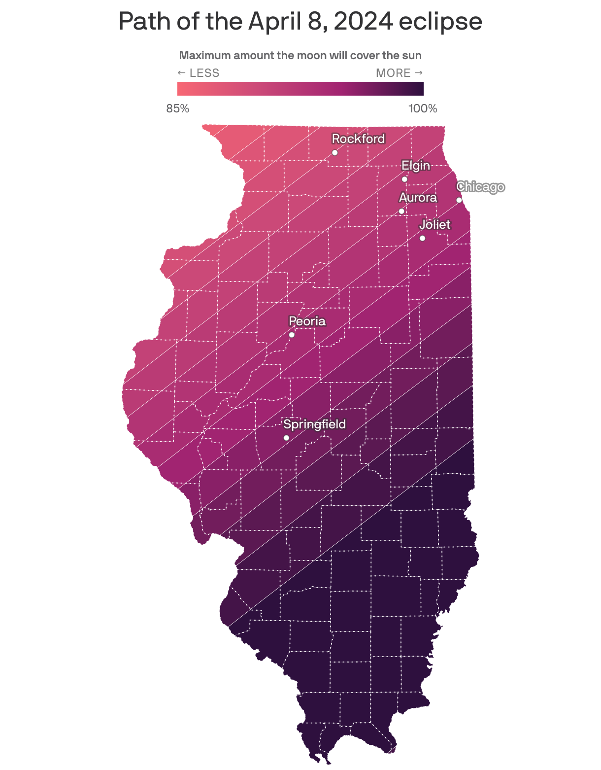 Southern Illinois is in path of totality for April solar eclipse ...