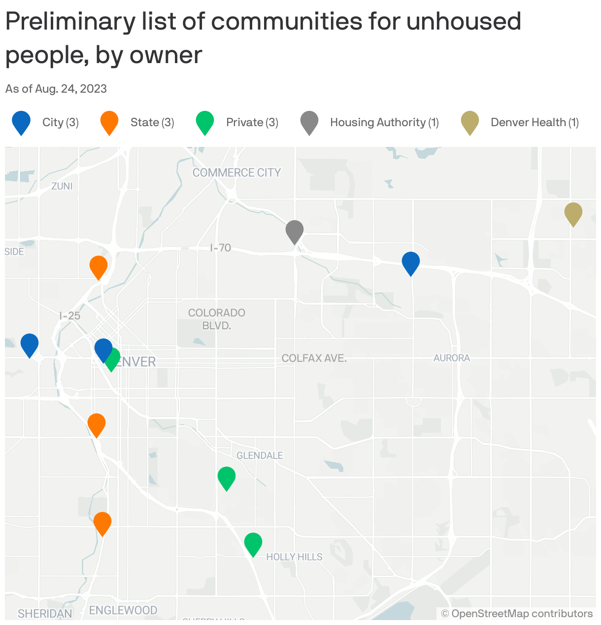 Denver mayor's homeless sites may land near museums, school - Axios Denver