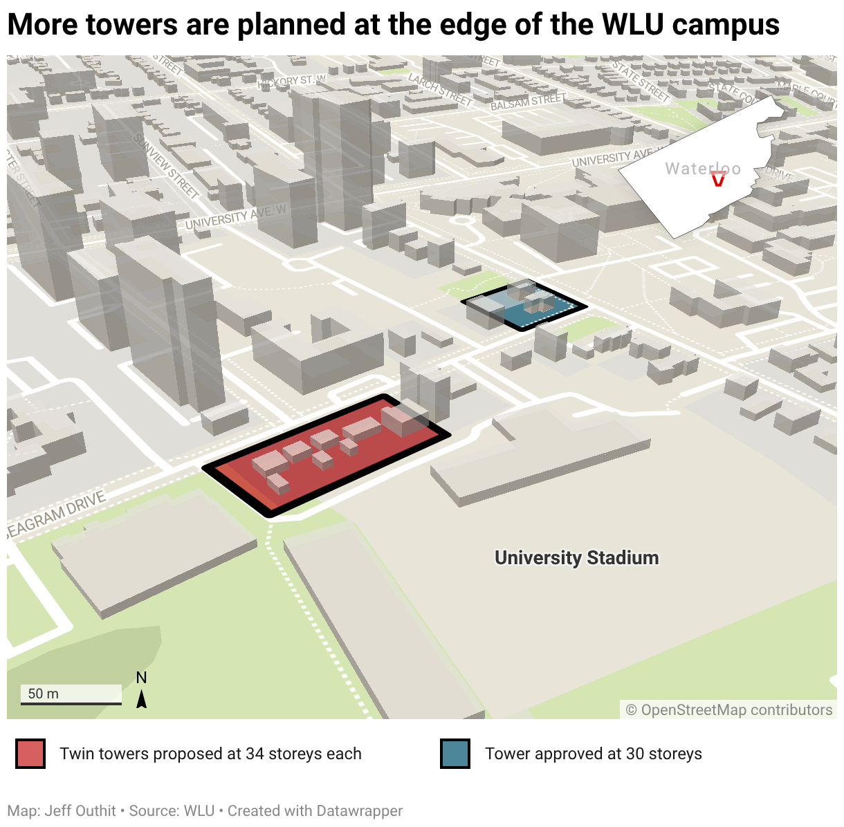 Waterloo asked to help pay for dome over Laurier field
