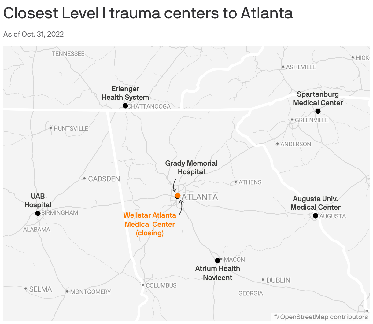 Wellstar AMC's closure stretches Atlanta's trauma center safety net ...