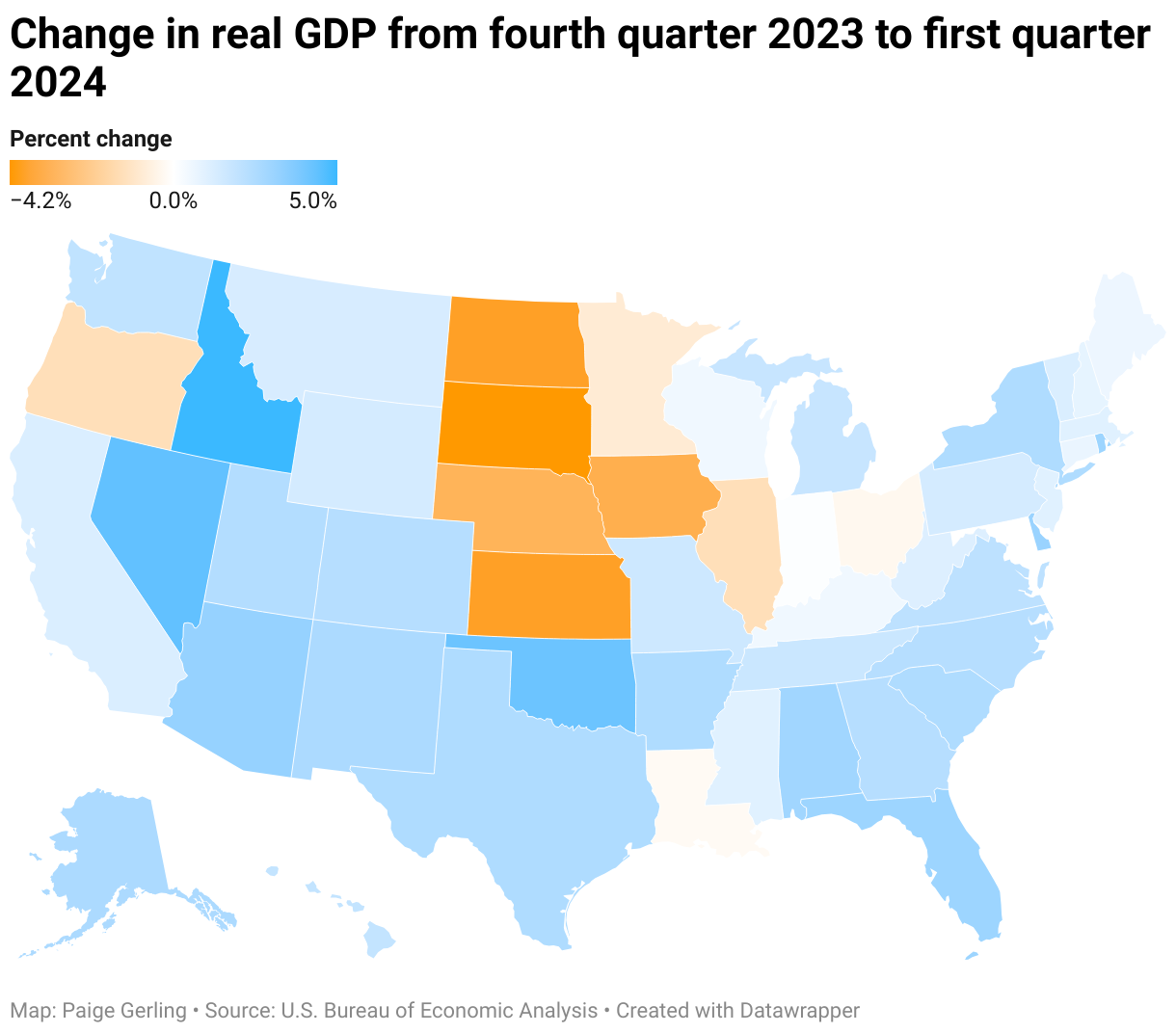 Missouri real GDP up 1.6% in first quarter, topping region | Economy ...