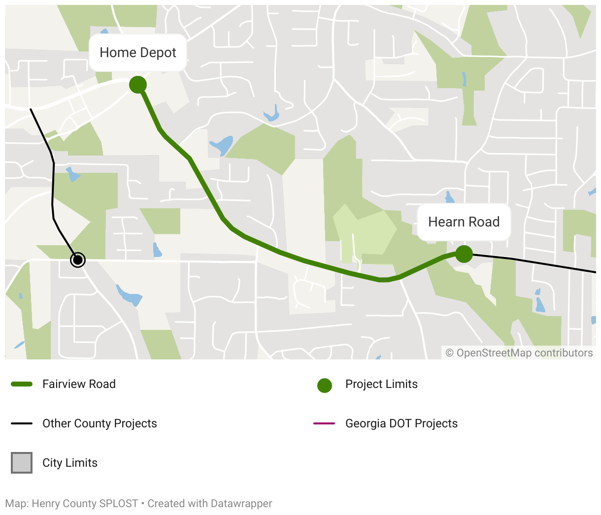 Fairview Road widening, phase 2 | Henry County, GA - Official Website
