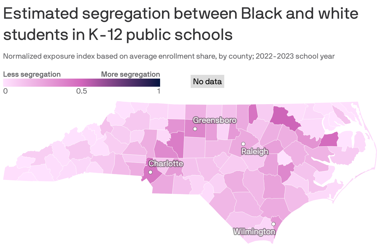 Charlotte struggles with segregation 70 years after Brown v. Board ...