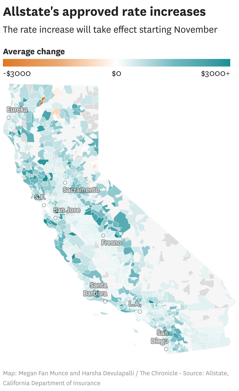 Allstate approved for 34% California home insurance rate increase