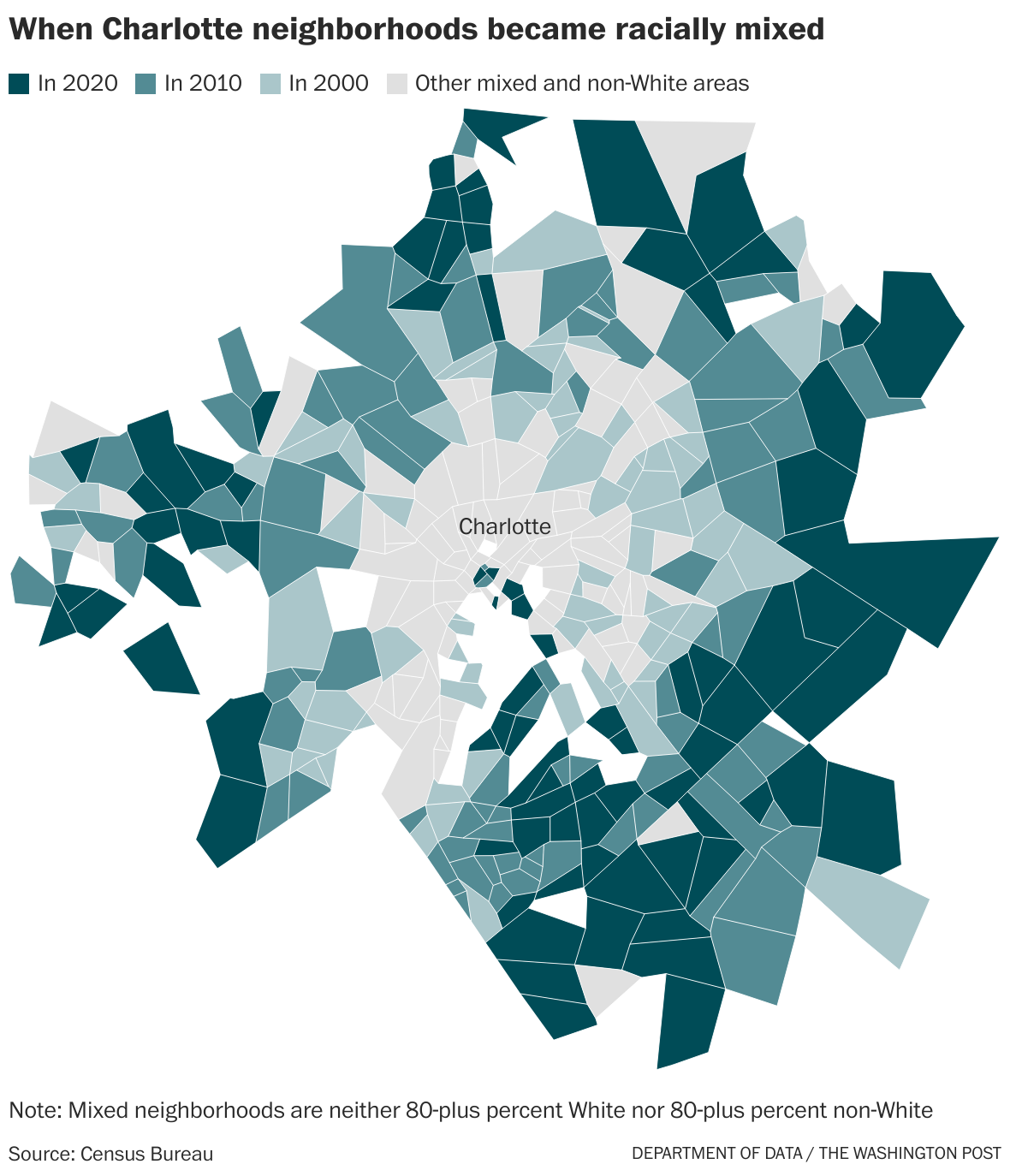 Most Americans now live in mixed-race neighborhoods, census data shows ...