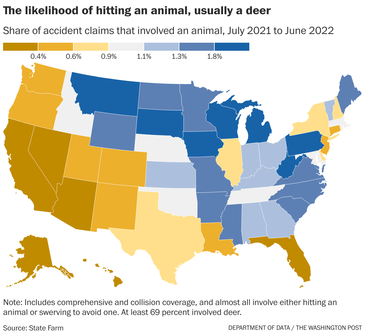 Fear the deer: Crash data illuminates America’s deadliest animal - The ...