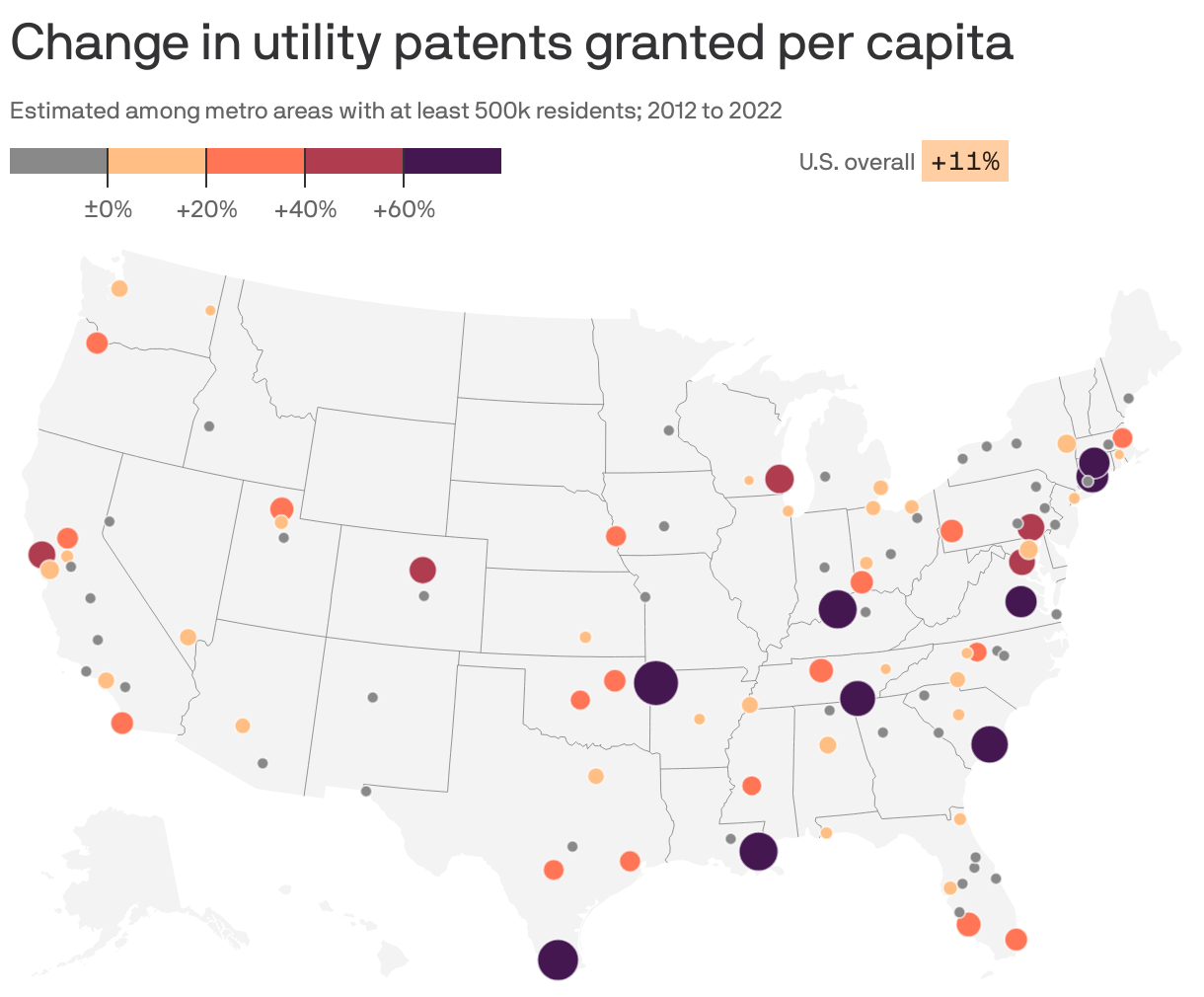 Kentucky, Arkansas and Louisiana emerge as new U.S. innovation hubs