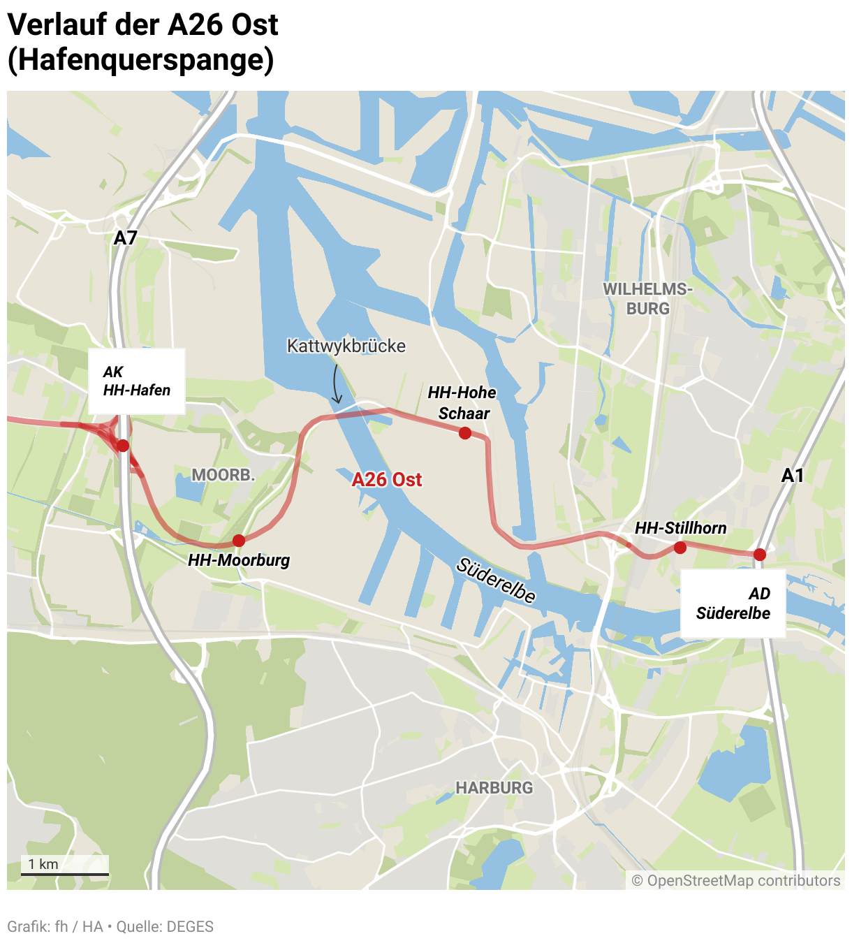 A26-Ost: Richter verbieten vorerst Bau der neuen Autobahn