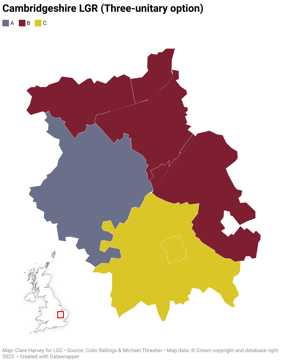 Cambridgeshire divided over two-way split | Local Government Chronicle ...