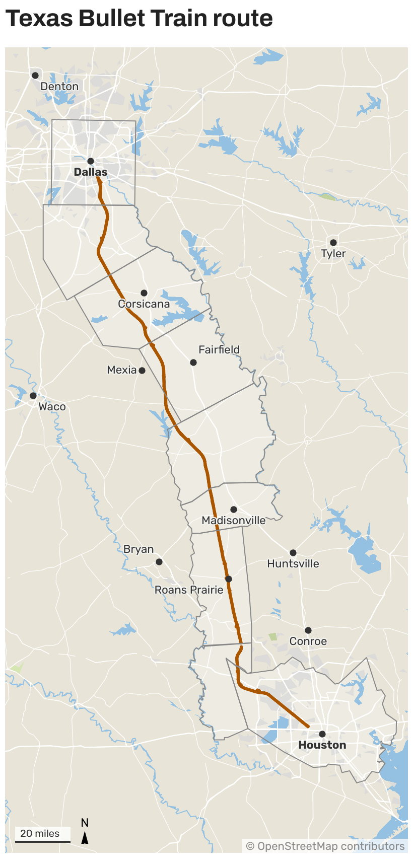 What Amtrak taking reins of Texas bullet train plan means