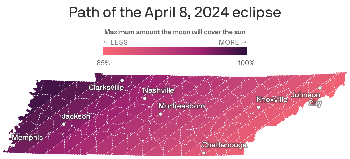 April 8 solar eclipse: What will happen in Tennessee and Nashville ...