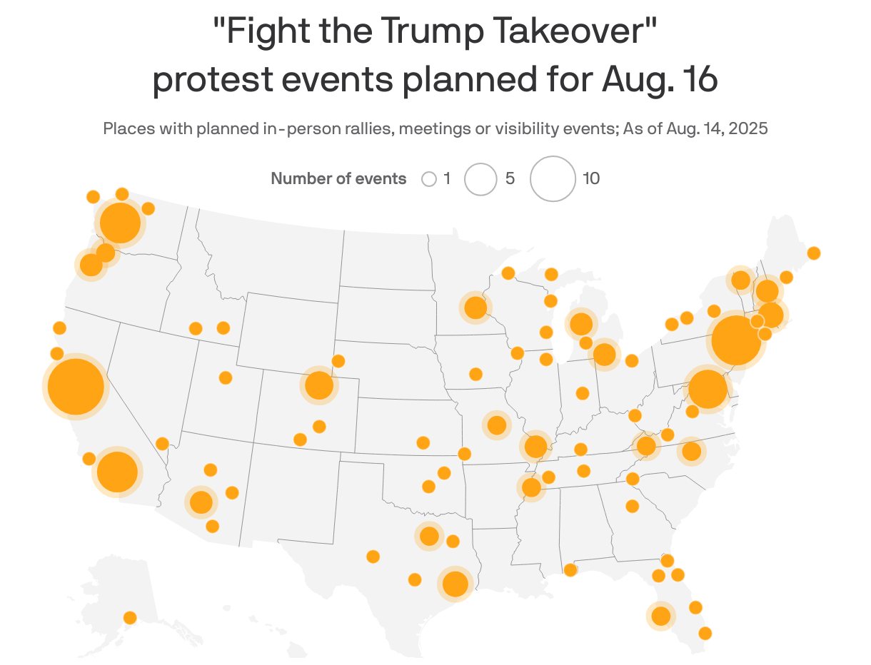 Anti-Trump rallies return to Chicago Saturday - Axios Chicago