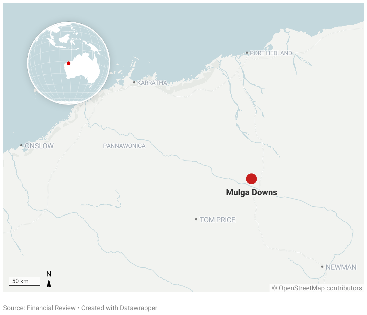 Gina Rinehart slashes plans for Mulga Downs mine to overcome ...