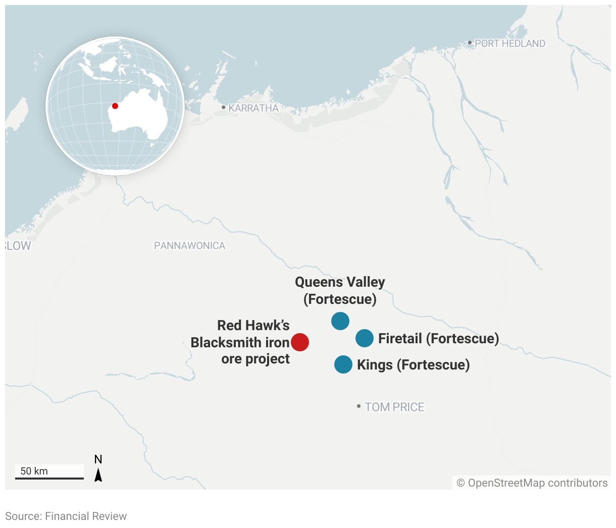 FMG ASX: Fortescue offers $254m for nearby iron ore deposit owned by ...