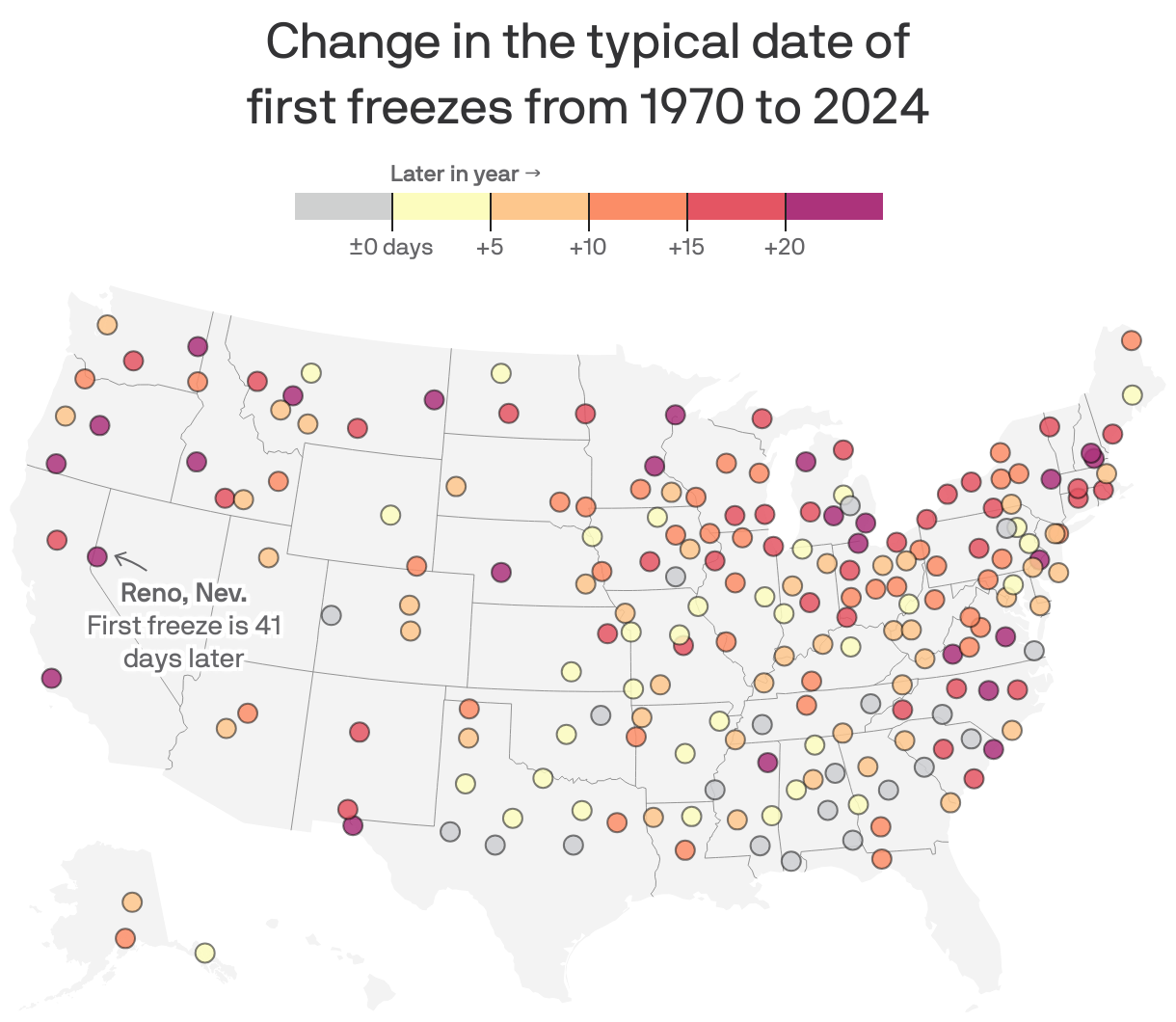 Fall freeze arrives later in Salt Lake City - Axios Salt Lake City