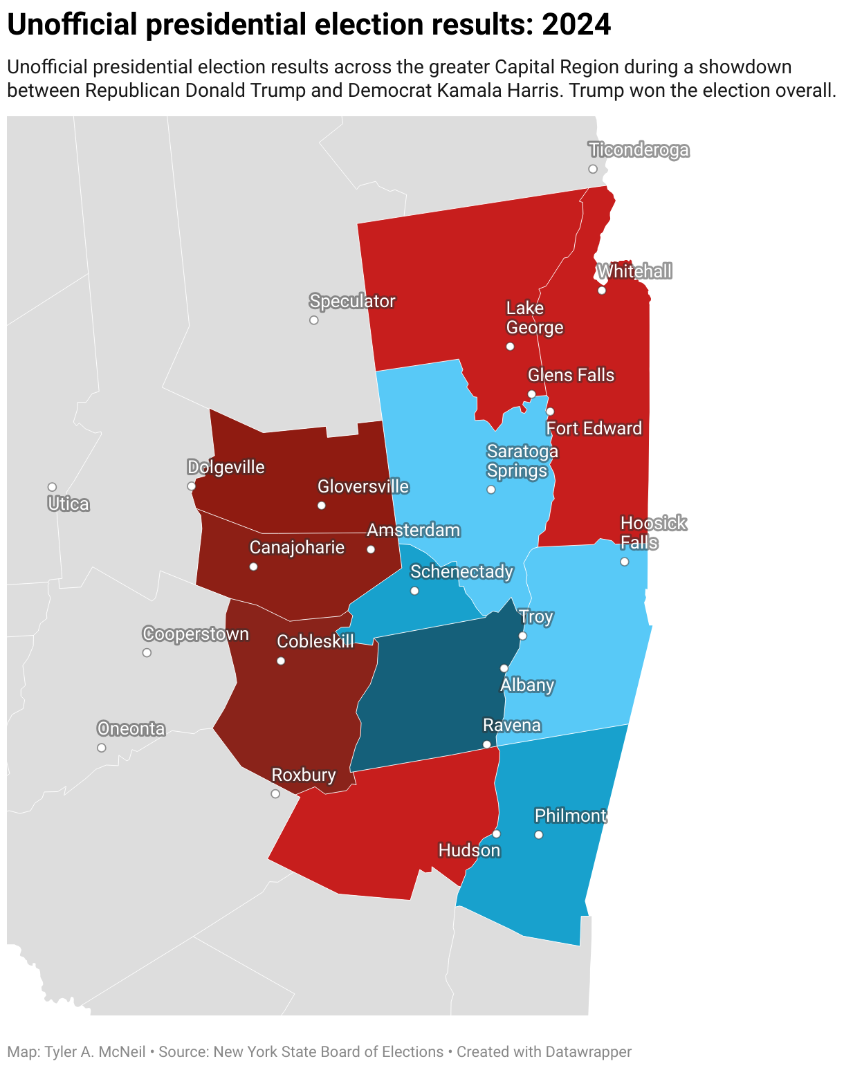 Four maps that show Capital Region Election 2024 | News | dailygazette.com