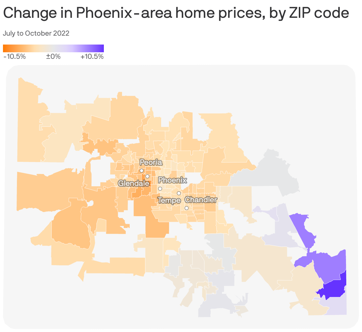 Housing prices are falling ZIP codes in the Phoenix area - Axios Phoenix