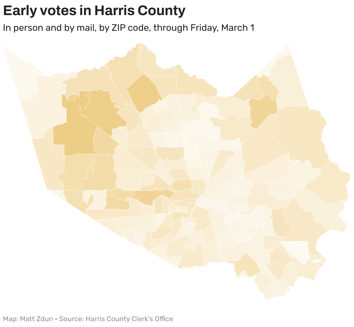 Harris County sees modest early voting turnout in March primaries