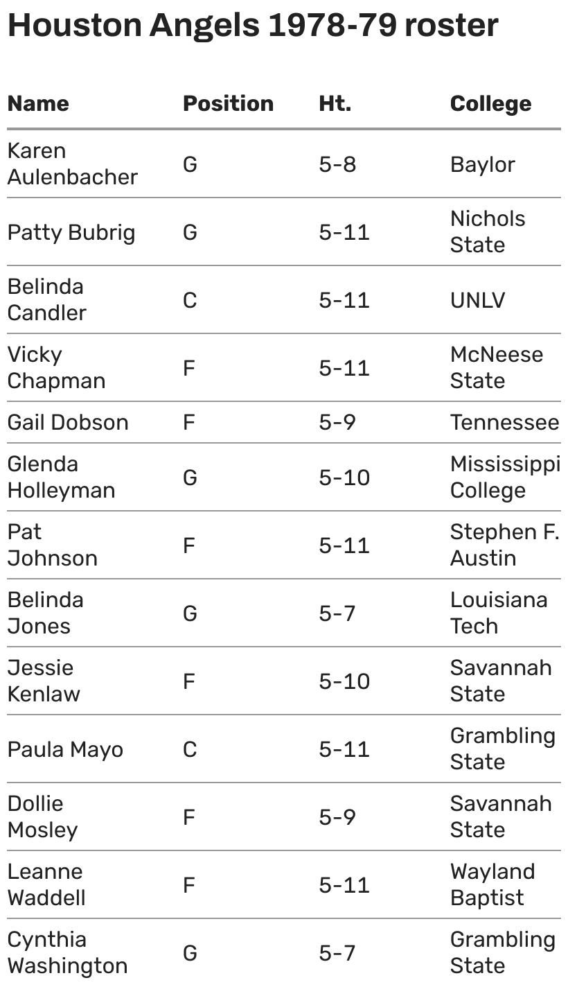 Houston Angels: Women's basketball pioneers and champions