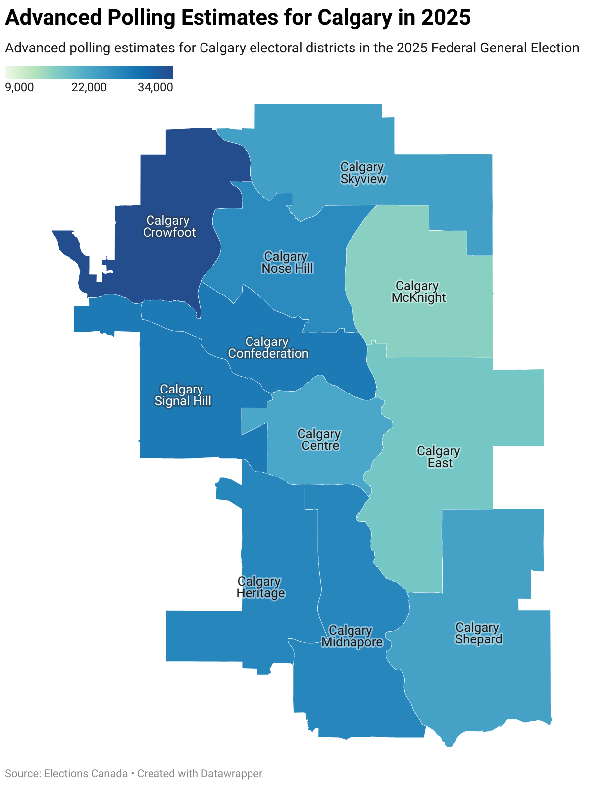 Data: Advance polling up 39 per cent in Calgary from last federal ...