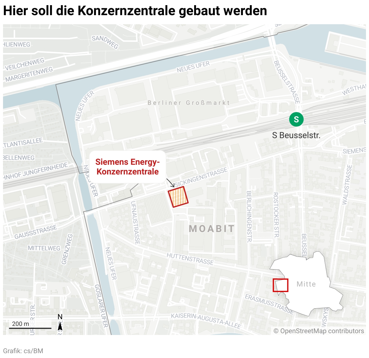 Hochhaus in Berlin-Mitte: Erster Blick auf die neue Siemens-Energy-Zentrale in Moabit
