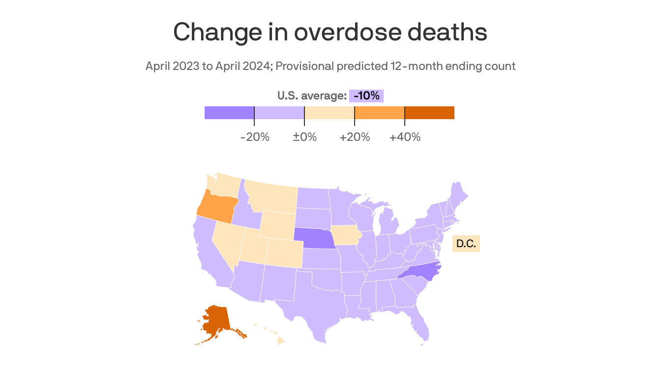 Washington overdose deaths rise - Axios Seattle