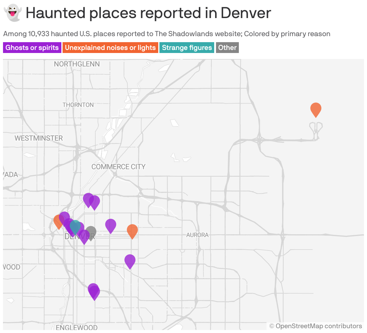 Haunted places you can visit in the Denver area - Axios Denver