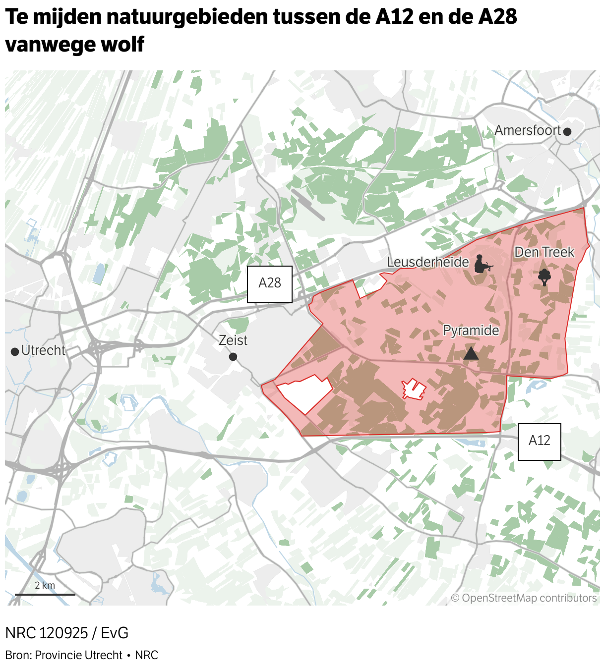 De wolf laat zich niet zien in Austerlitz, maar de toeristen blijven ...