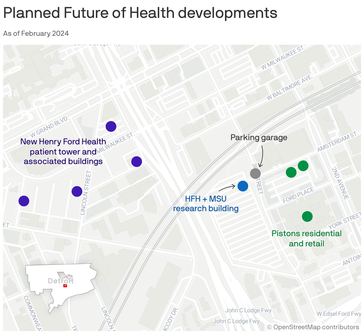 The Detroit Future of Health development's nine-digit gap controversy ...