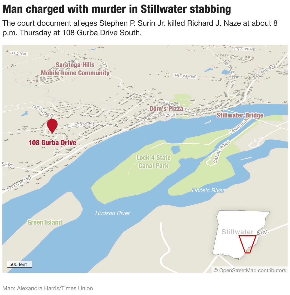 Stephen P. Surin Jr. accused of killing Richard Naze in Stillwater