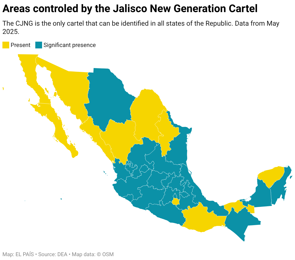 A new crime map for Mexico | International | EL PAÍS English