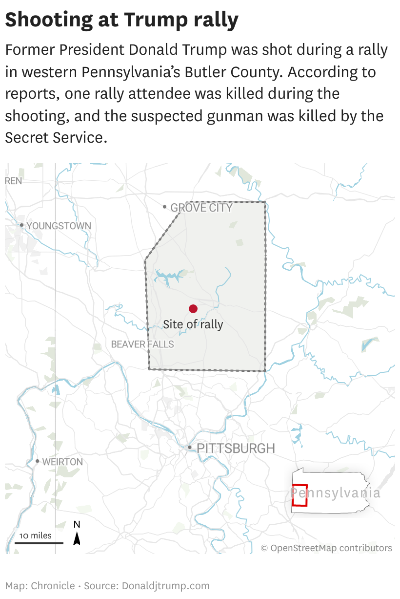 Bay Area political reaction to Donald Trump being wounded in shooting