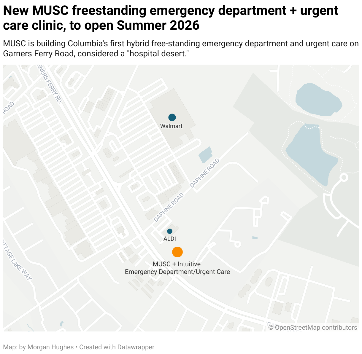 MUSC building new ER in Columbia SC Garners Ferry corridor | The State