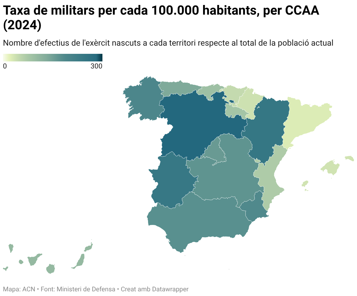 Només el 0,2% dels militars a l'Estat són nascuts a Tarragona