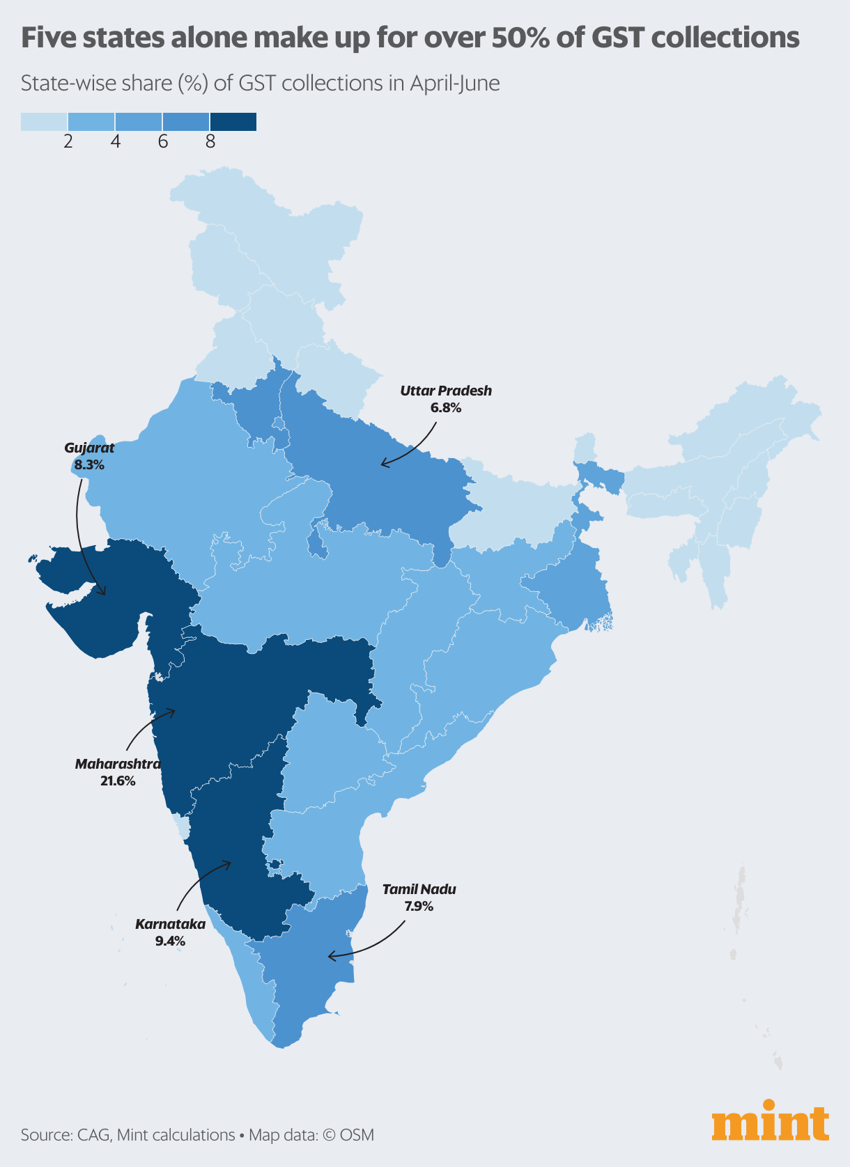 State of states: A closer look at their fiscal health, in 5 charts