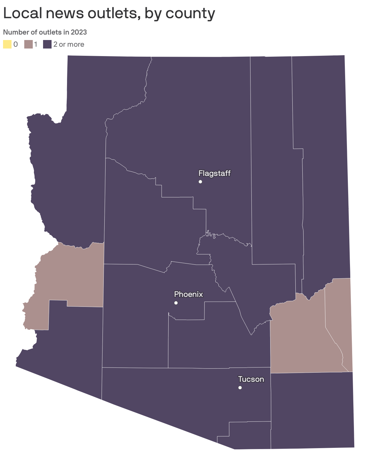 Arizona has local news outlets in every county, defying national trend ...